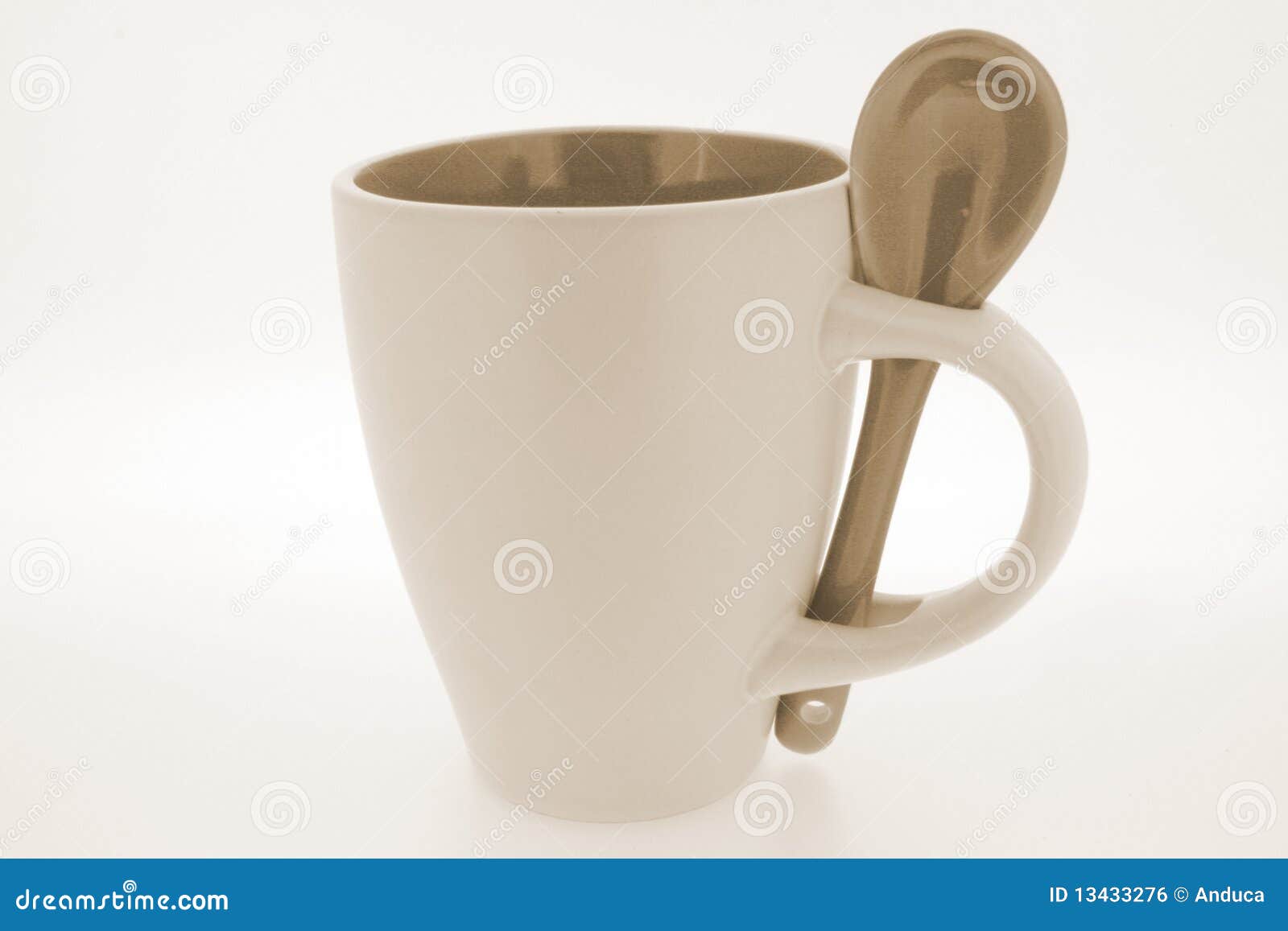 Useful mug and spoon stock photo. Image of pitcher, drink - 13433276