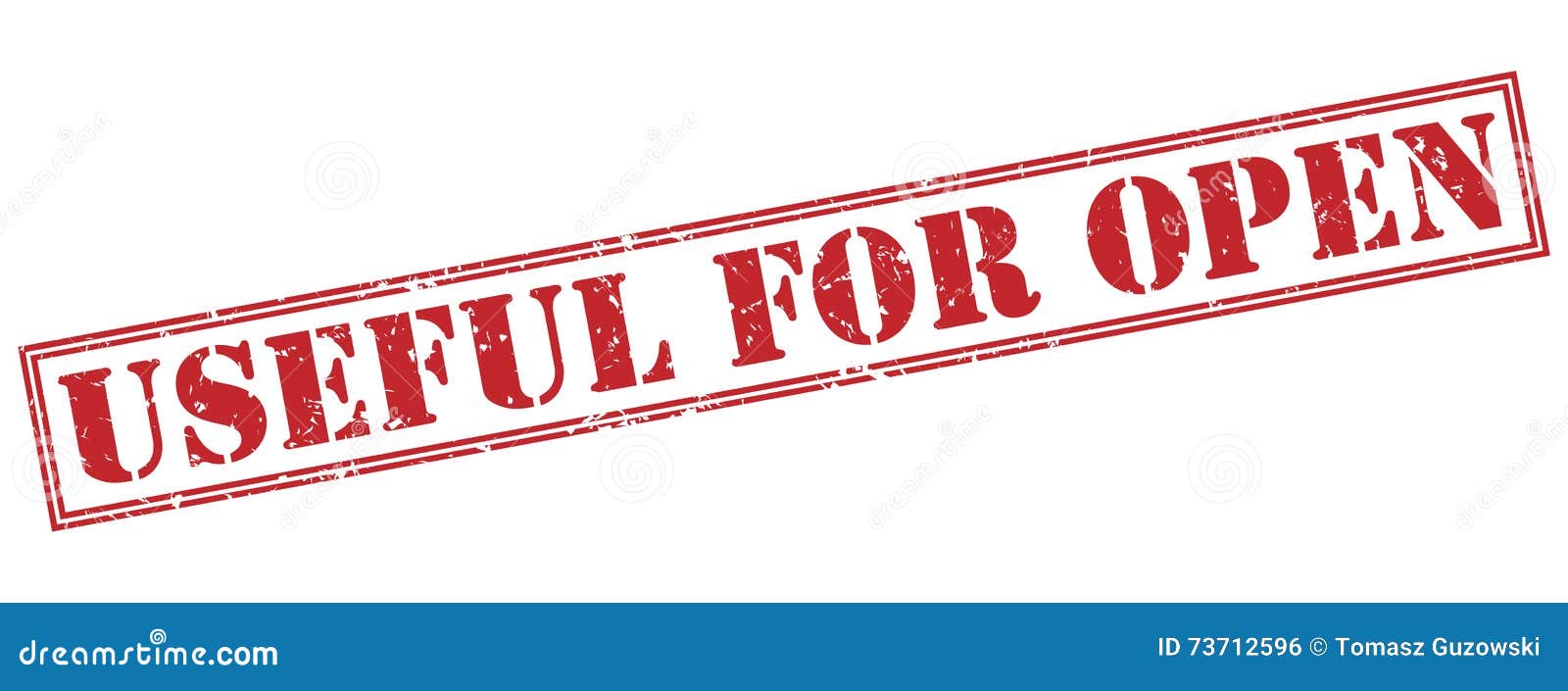 Useful for open red stamp stock illustration. Illustration of white ...