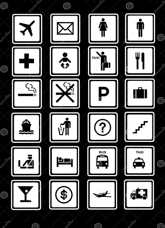 Useful signs stock illustration. Illustration of elements - 368279