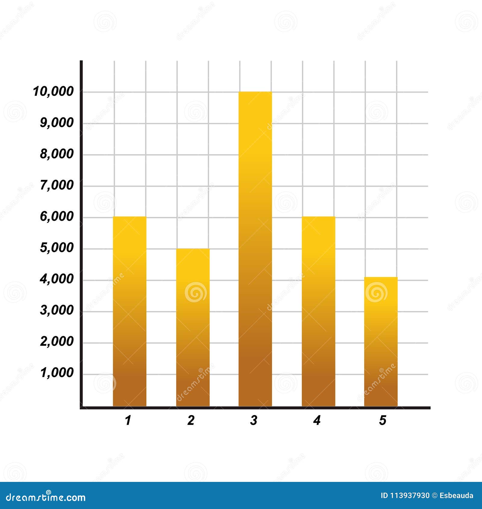 Abstract Business Graph Chart Stock Vector - Illustration of increase ...