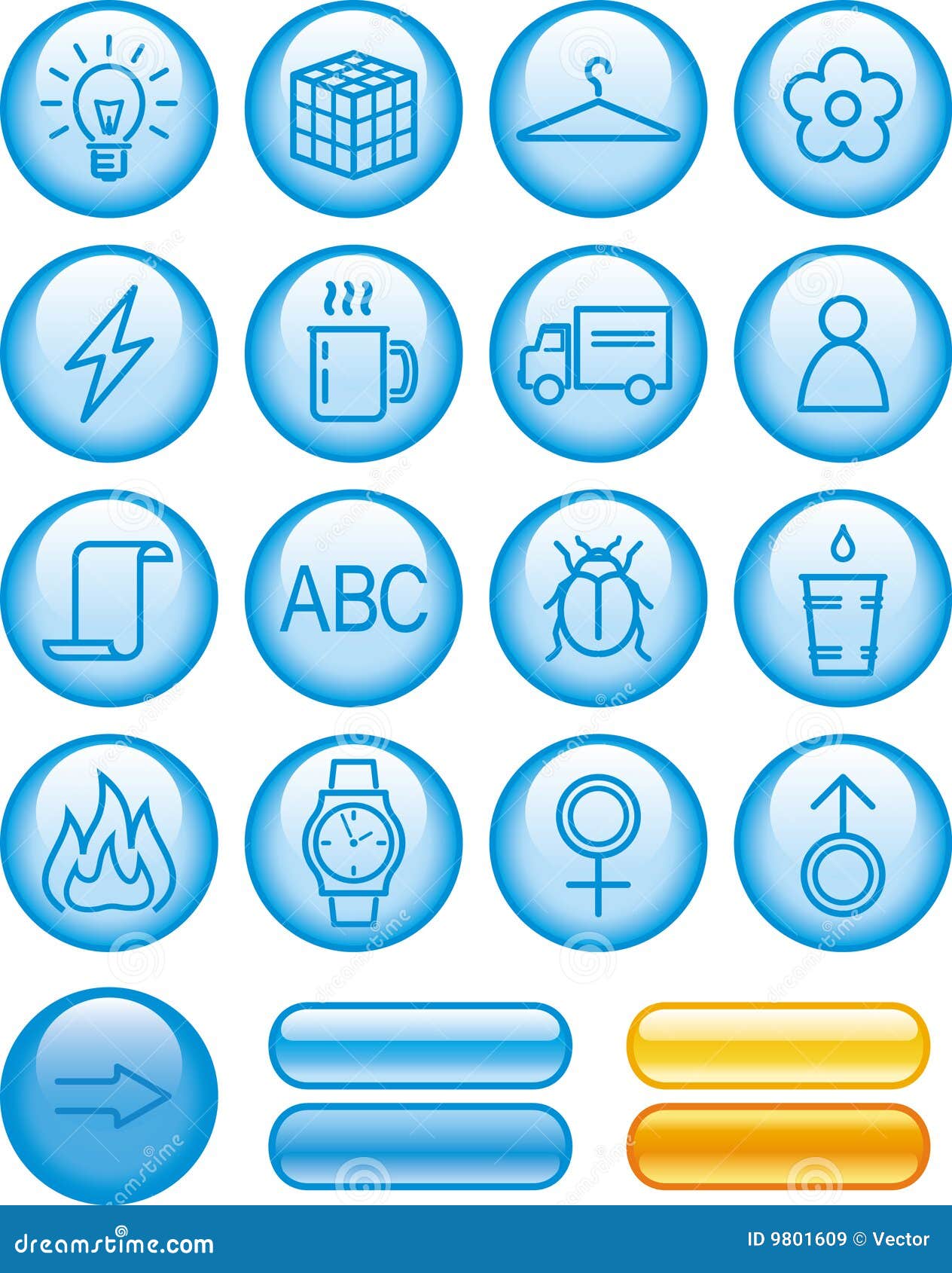 Useful Web Icons Set (Vector) Stock Vector - Illustration of keypad ...