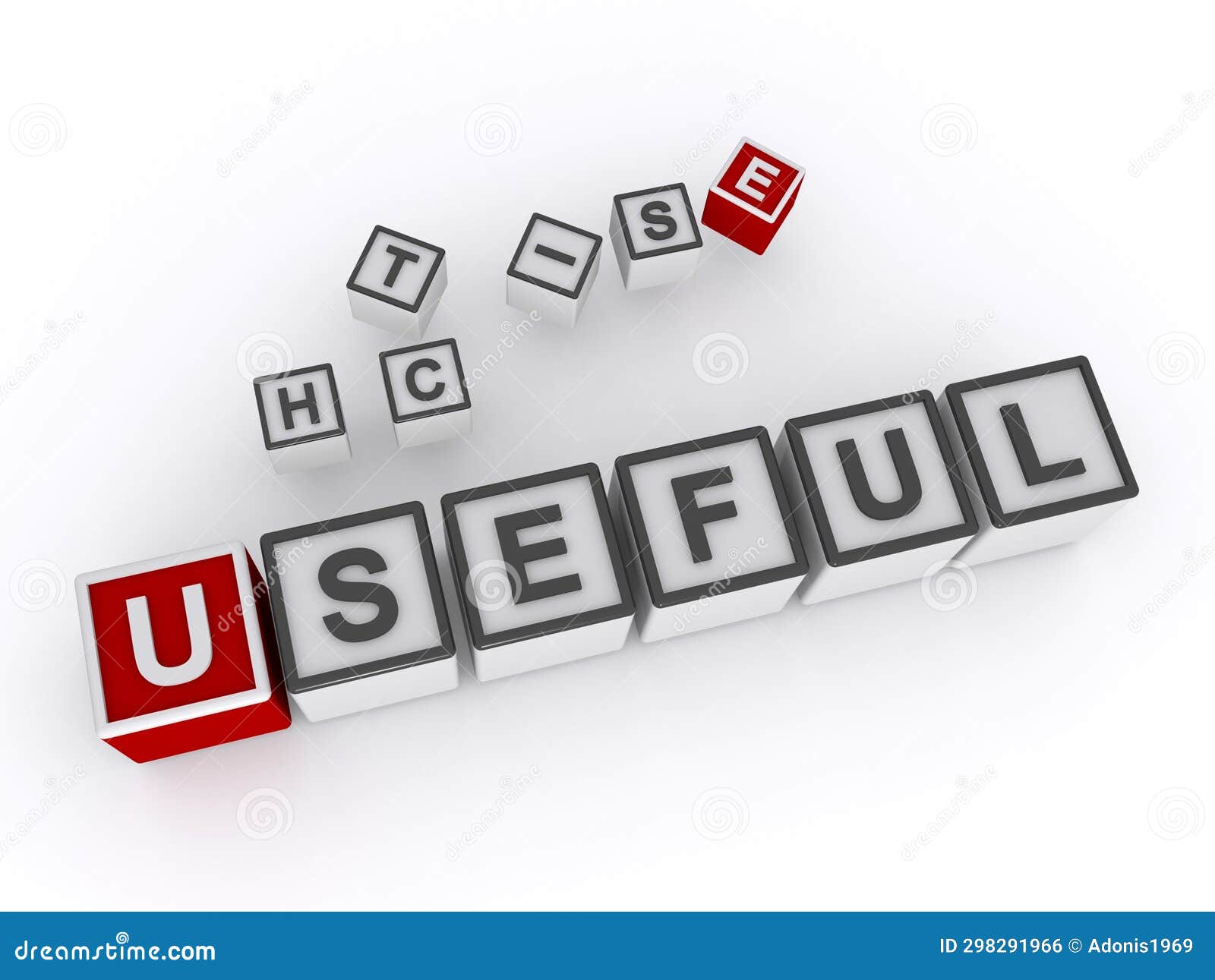 Useful word block on white stock illustration. Illustration of ...