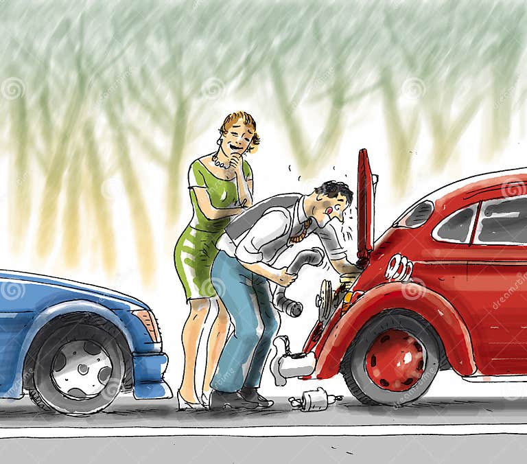 Useless Help stock illustration. Illustration of spouse - 23761794