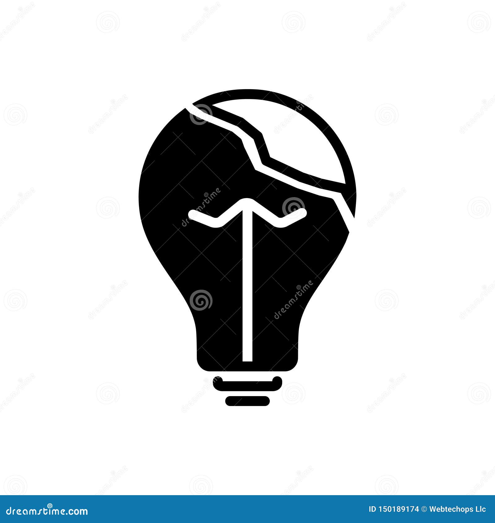 Black Solid Icon for Useless, Idle and Unnecessary Stock Vector ...