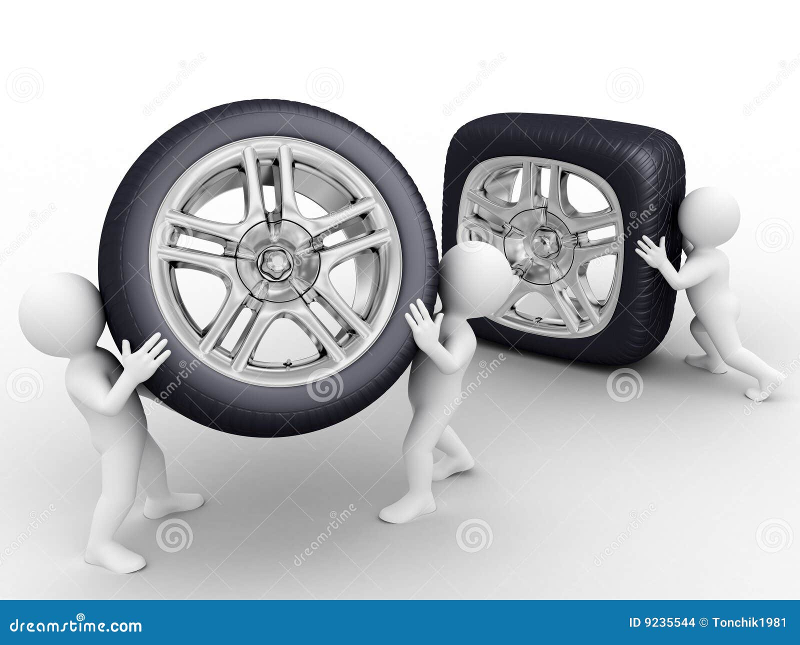 Useless work stock illustration. Illustration of push - 9235544