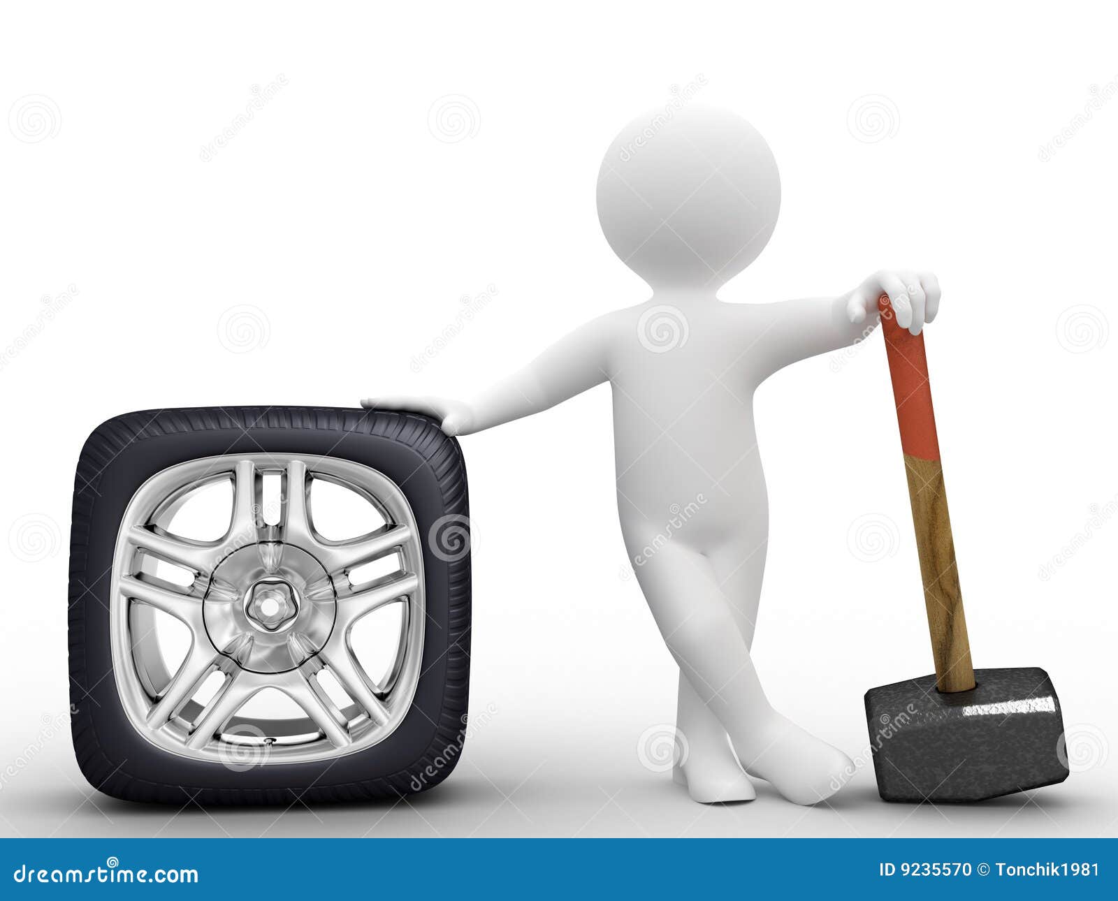 Useless work stock illustration. Illustration of power - 9235570