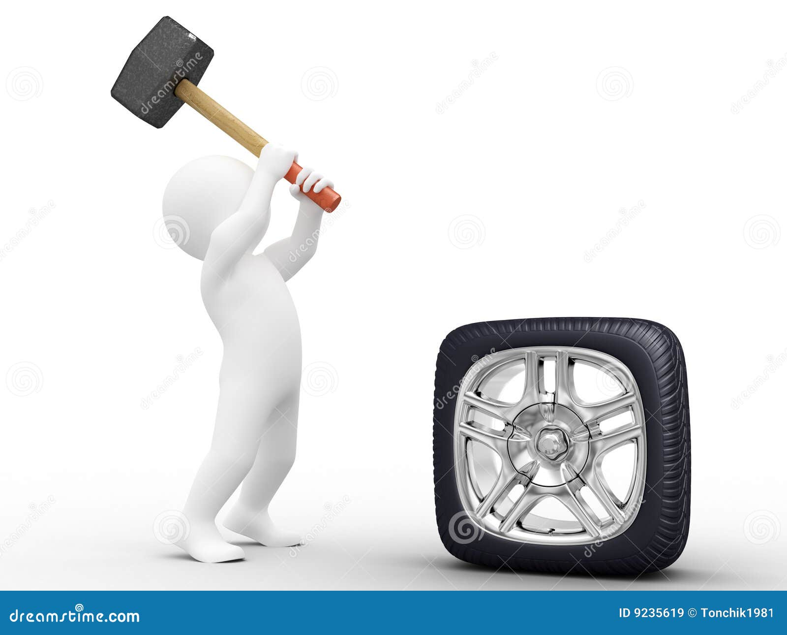 Useless work stock illustration. Illustration of background - 9235619