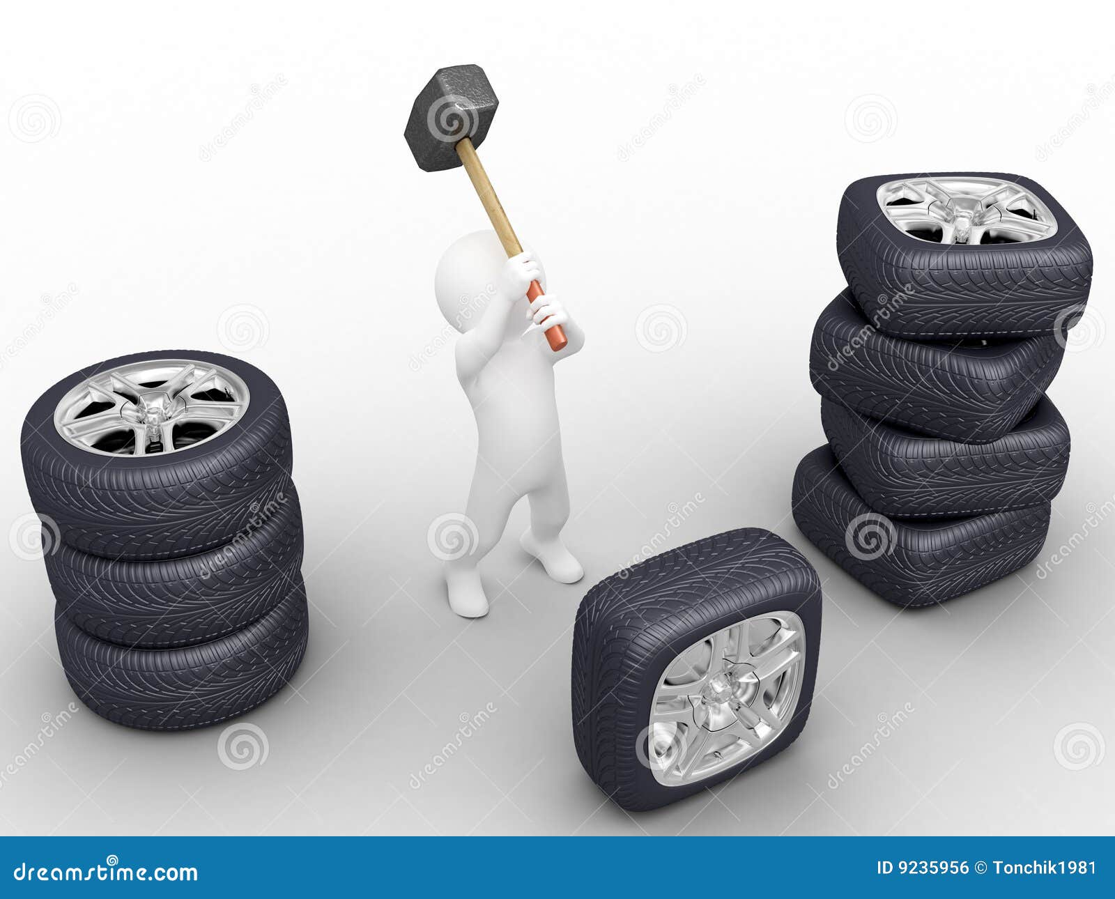 Useless work stock illustration. Illustration of power - 9235956