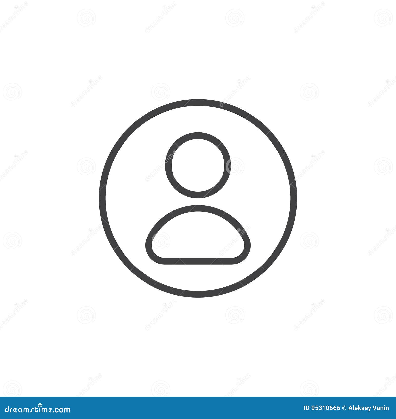 User Account Avatar. User Portrait Icon Set. Businessman Portrait ...