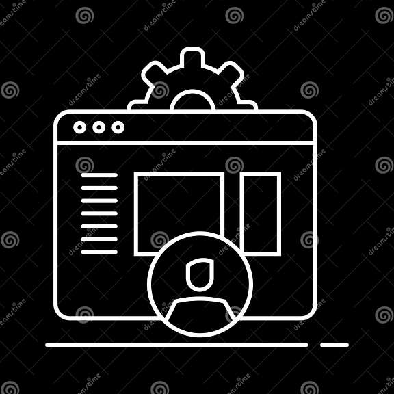 User Account Control Icon. User Settings,.Profile Configuration ...