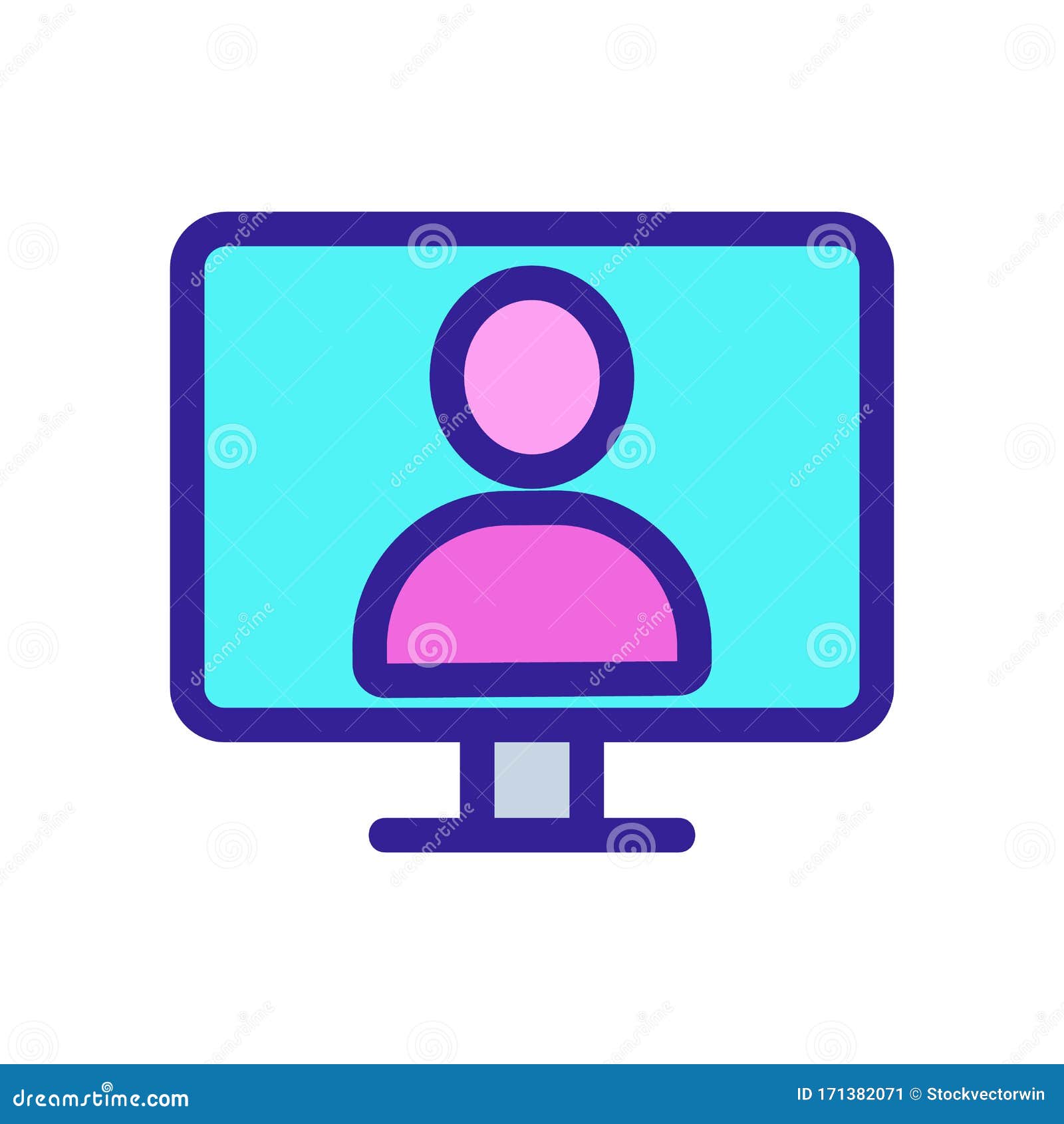 User Account Icon Vector. Isolated Contour Symbol Illustration Stock ...