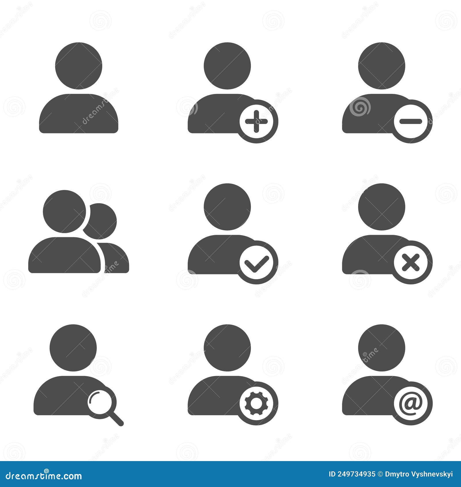 User Account Ui Web Button. Ui Elements Stock Vector - Illustration of ...