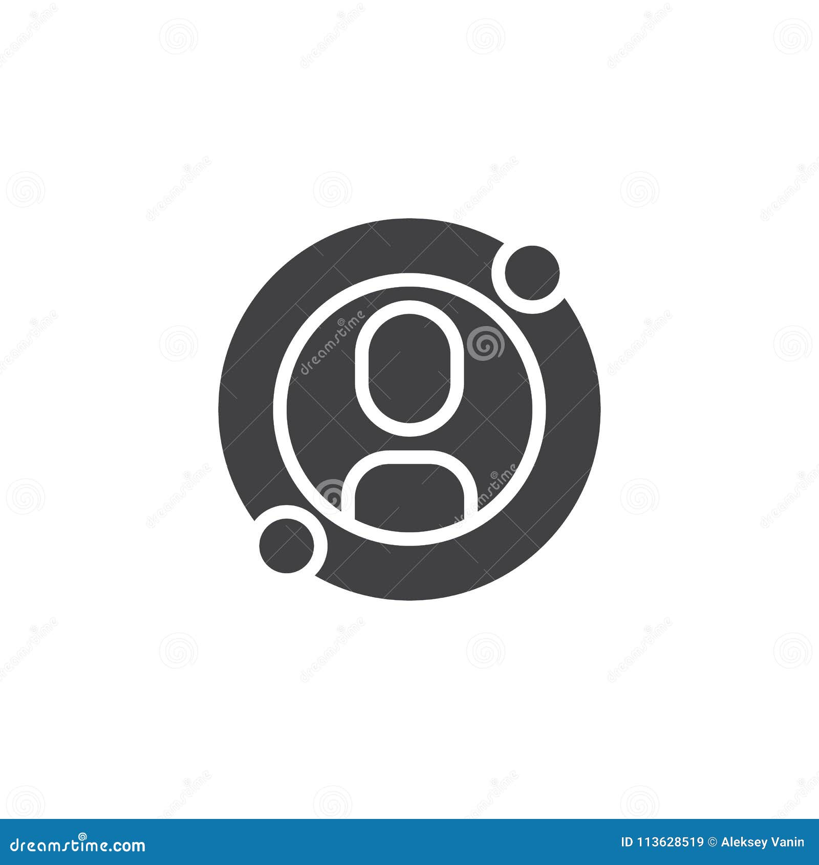 User Avatar in Circle Vector Icon Stock Vector - Illustration of ...