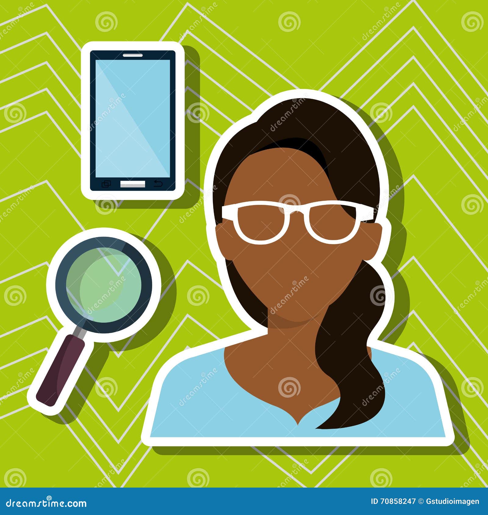 User avatar design stock illustration. Illustration of head - 70858247