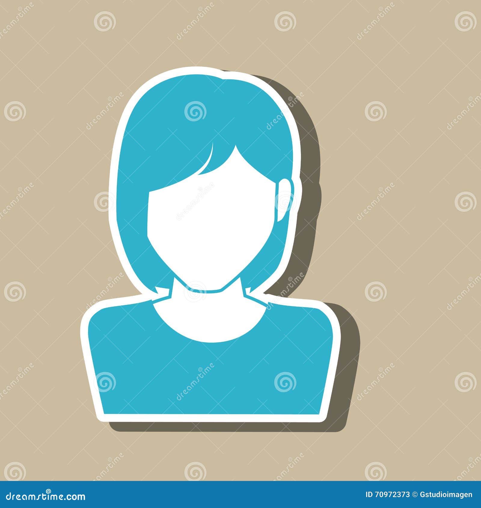 User avatar design stock illustration. Illustration of model - 70972373