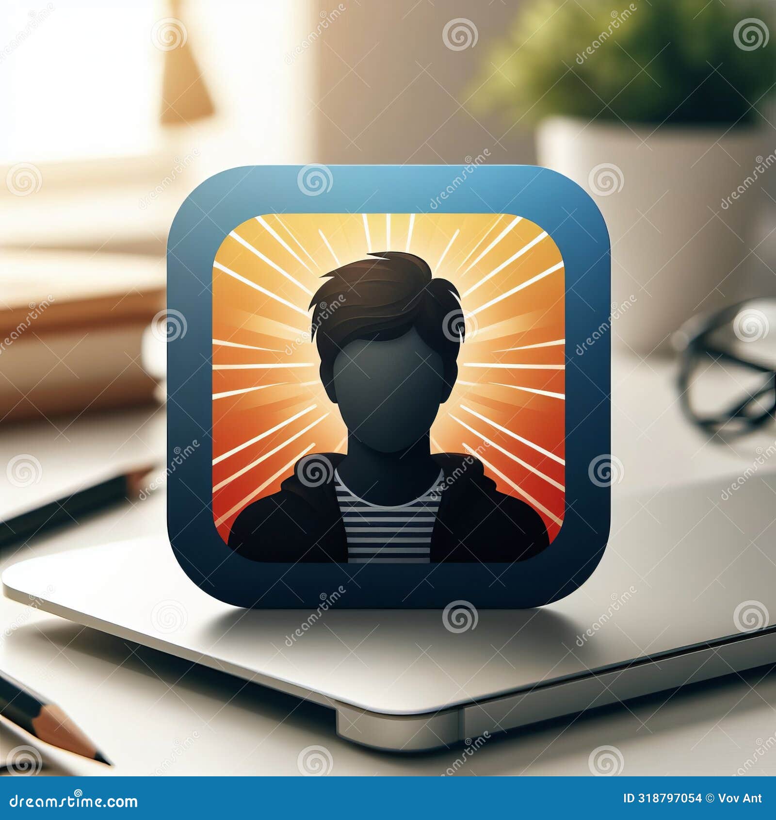 User Avatar an Image or Icon that Represents a User S Profile O Stock ...