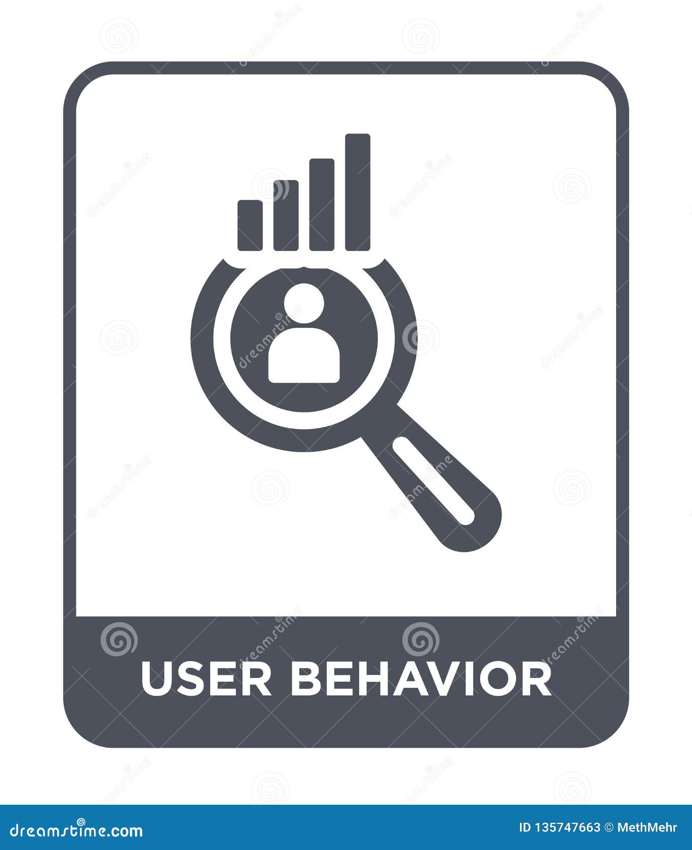 User Behavior Icon in Trendy Design Style. User Behavior Icon Isolated ...
