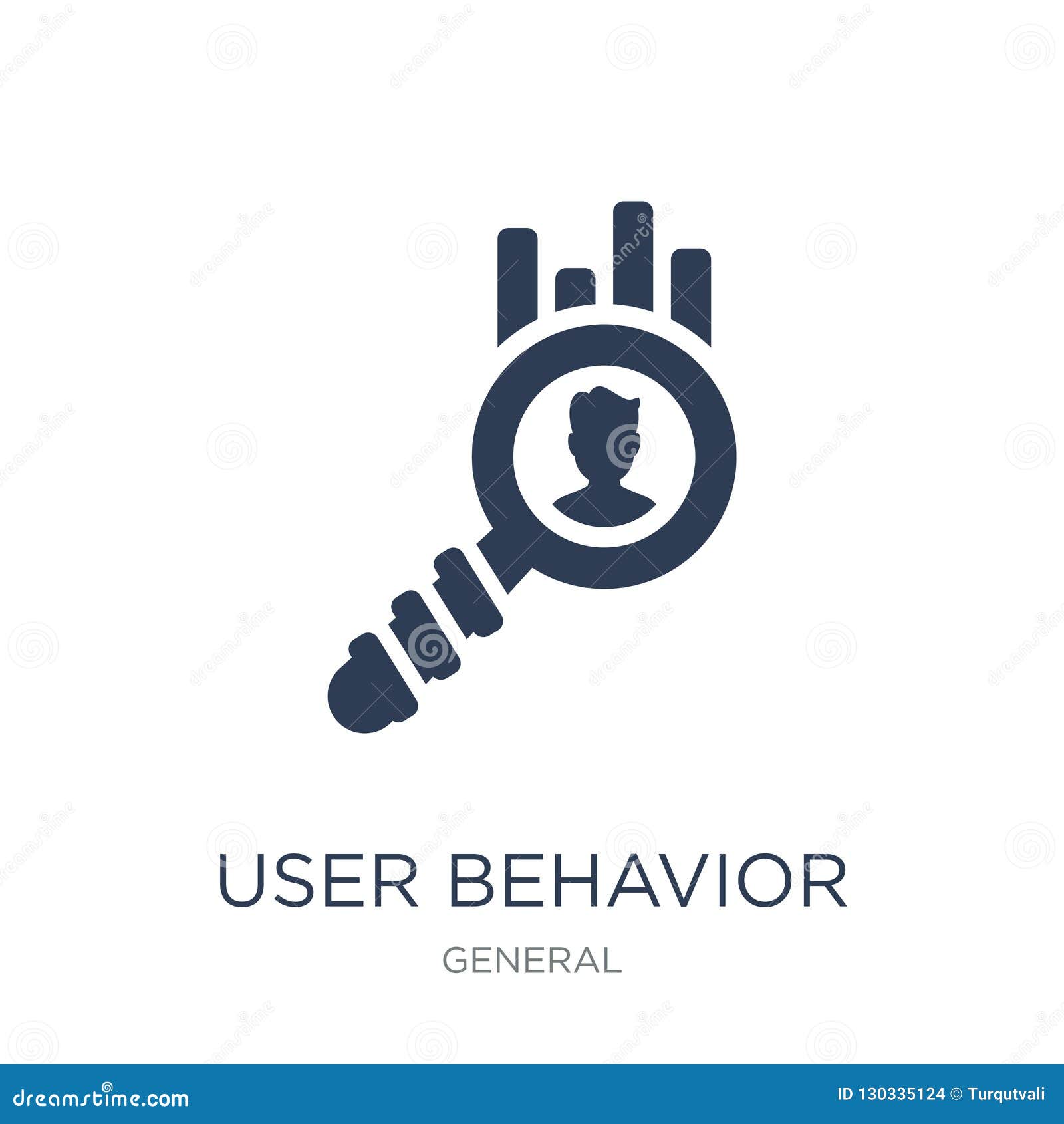 User Behavior Icon. Trendy Flat Vector User Behavior Icon on White ...