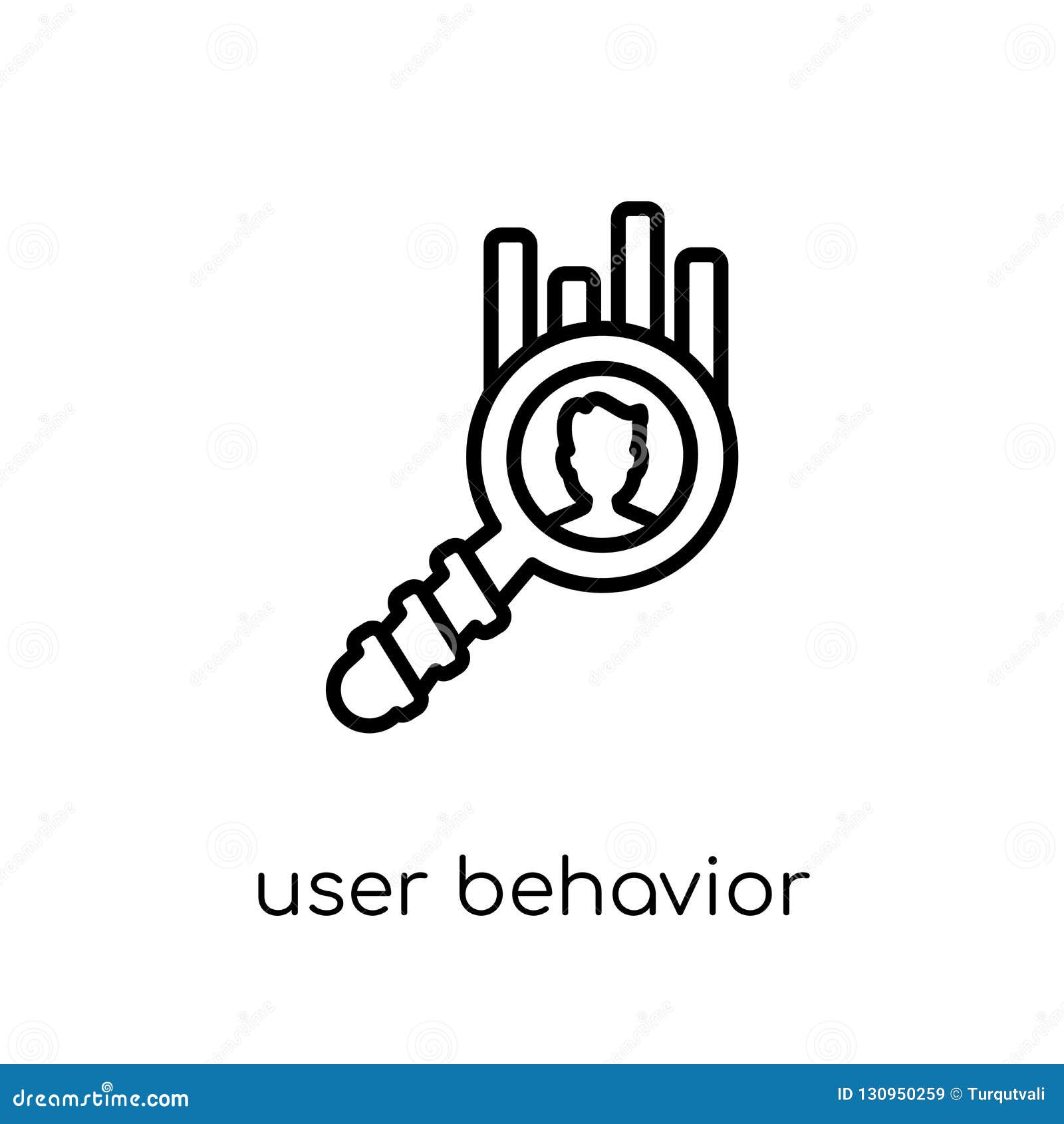 User Behavior Icon. Trendy Modern Flat Linear Vector User Behavior Icon ...