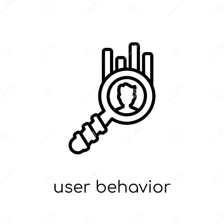 User Behavior Icon. Trendy Modern Flat Linear Vector User Behavior Icon ...