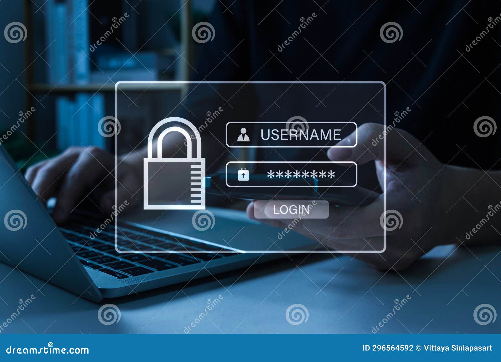 User Business People Hand Entering Password Code on Mobile Smart Phone ...