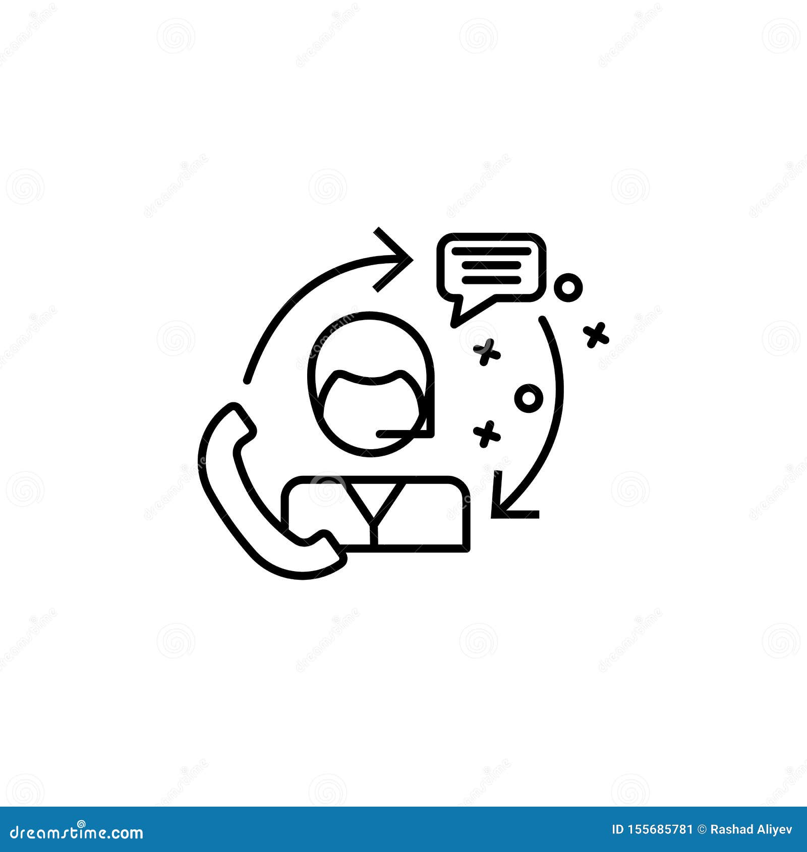 User, Call, Phone, Answer Icon. Element of Customer Services Icon Stock ...