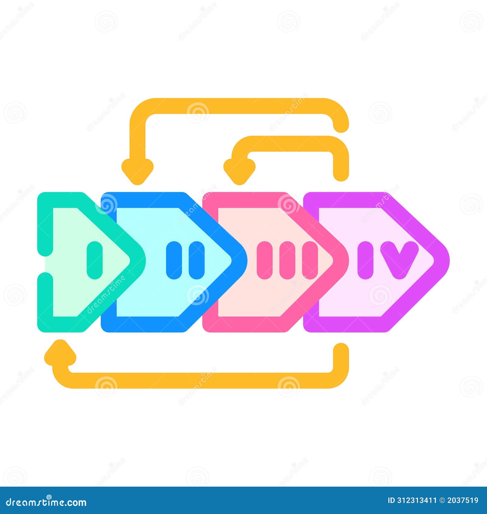User Centered Design Ucd Color Icon Vector Illustration Stock ...