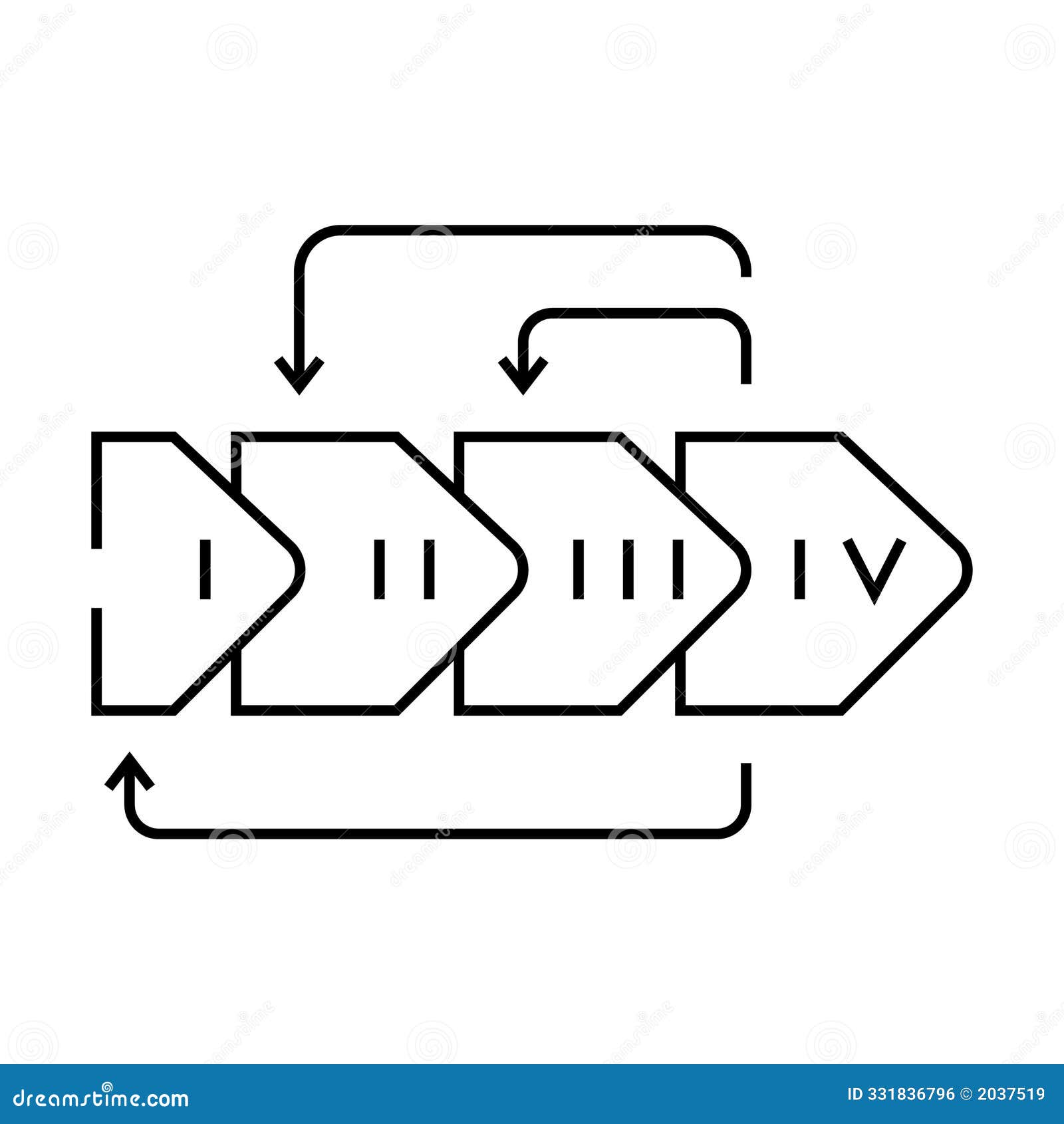 User Centered Design Ucd Line Icon Vector Illustration Stock Vector ...
