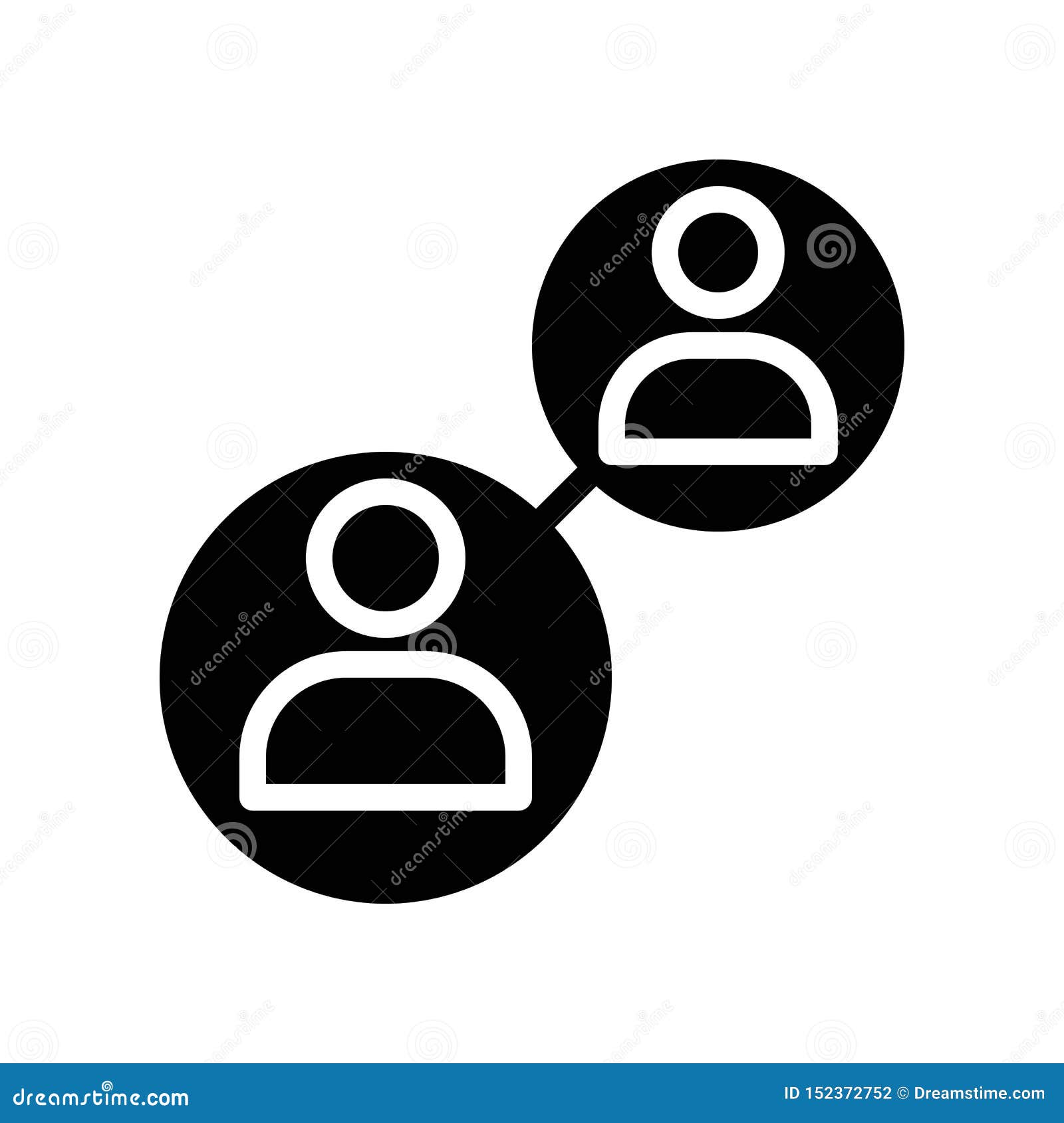 User Connection Vector, Digital Marketing Solid Style Icon Stock Vector ...