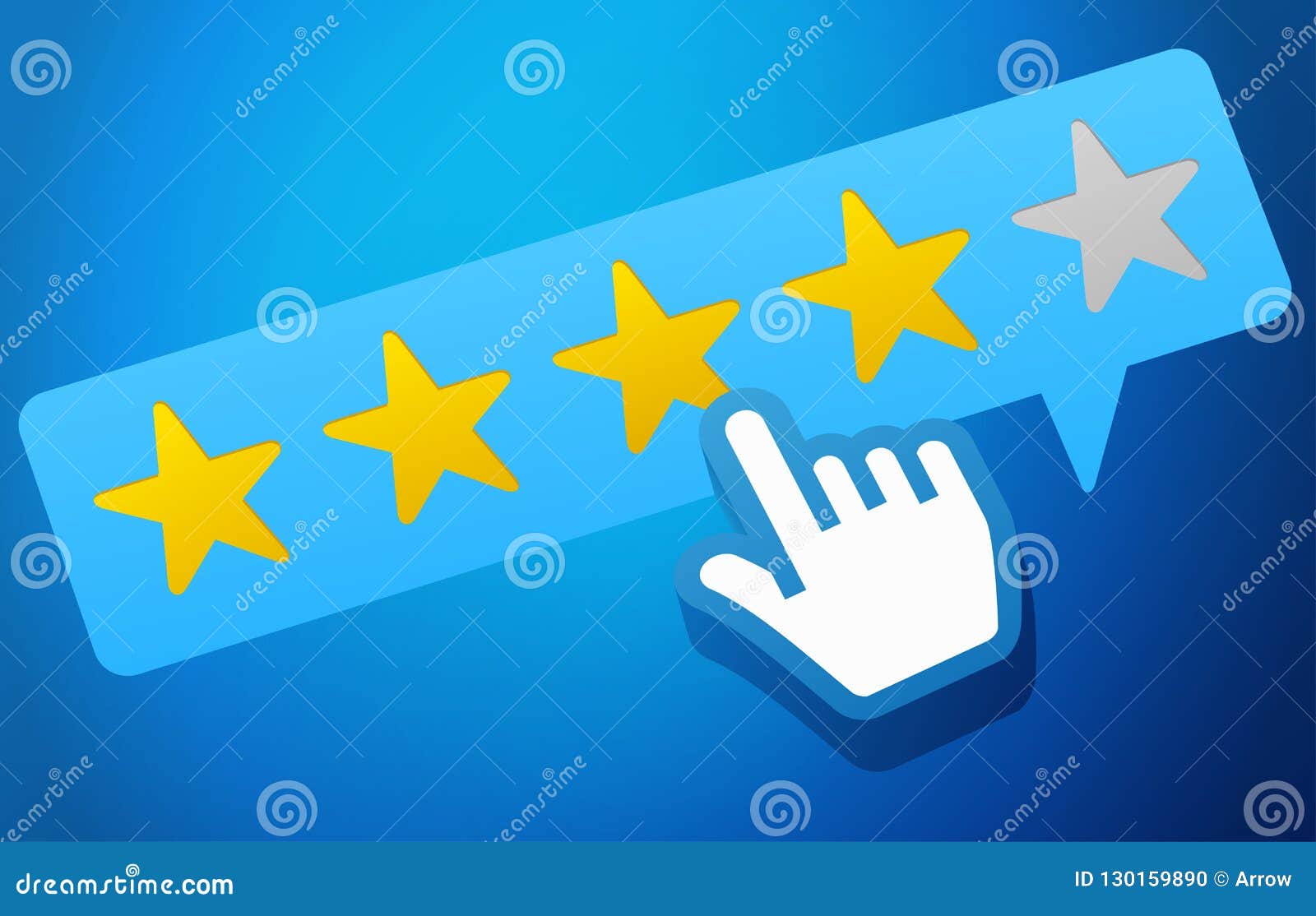 User Customer Review Product Rating Feedback Concept Stock Illustration ...