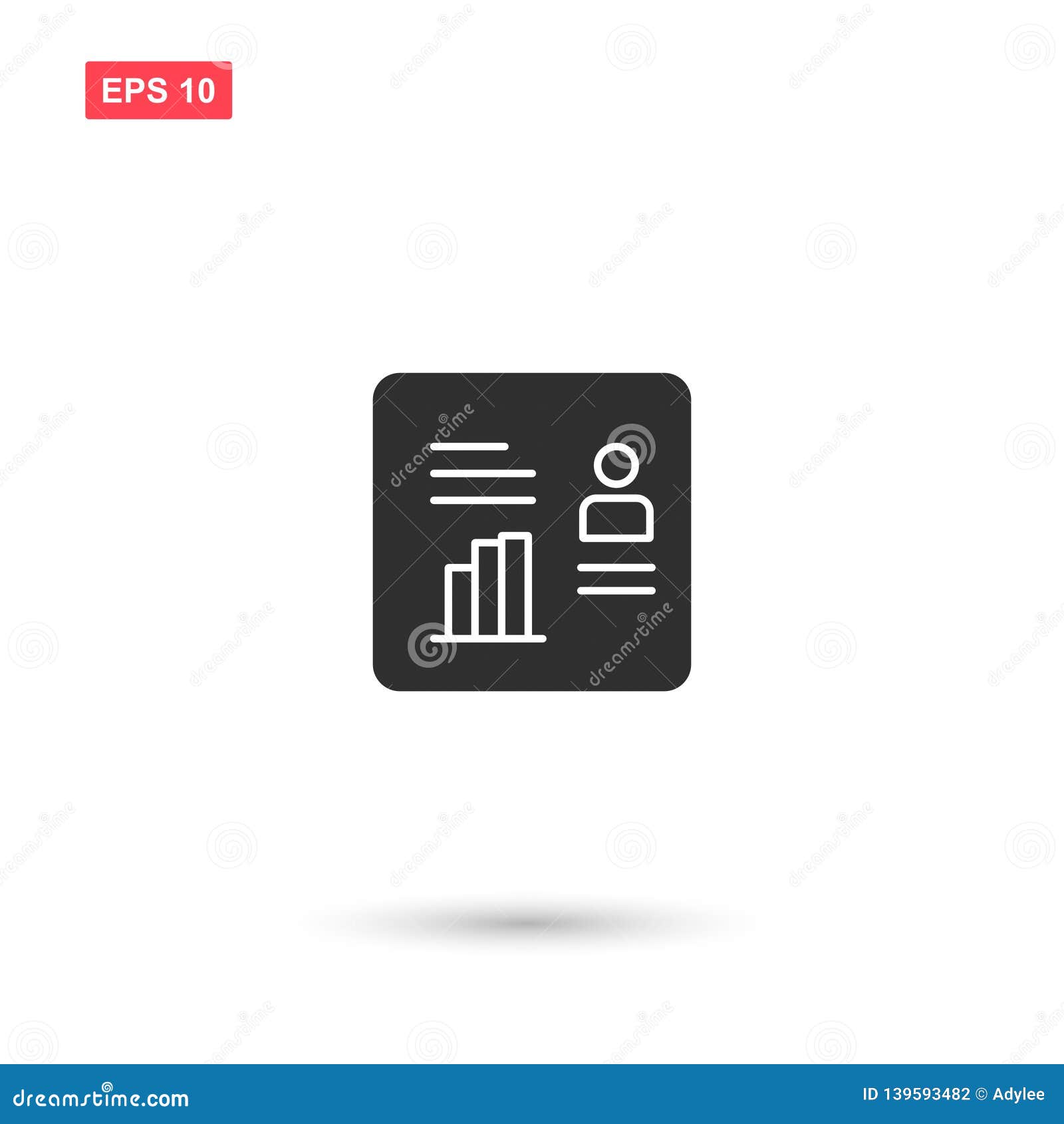 User Data Icon Vector Design Isolated Stock Vector - Illustration of ...