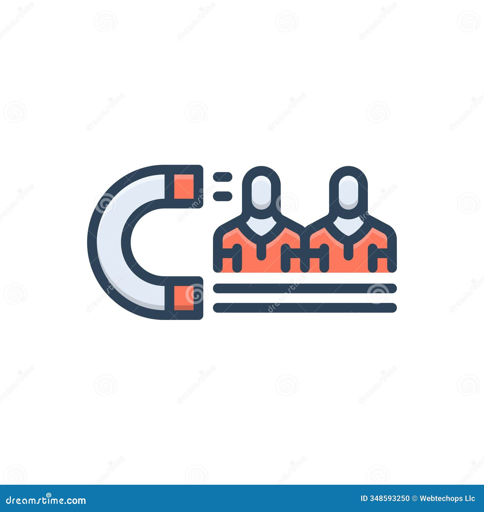 Retention Employee People In Business Company Silhouette Icon. Lead ...