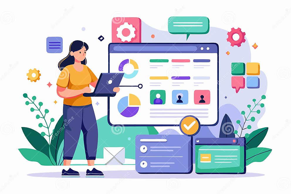 A User Engages with an Innovative Interface, Featuring Customizable ...