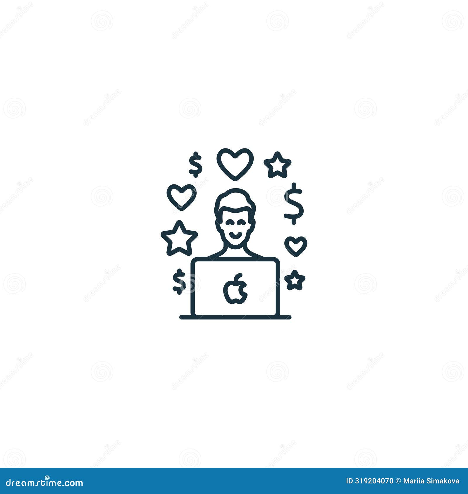 User Expectations Icon. Monochrome Simple User Behavior Icon for ...