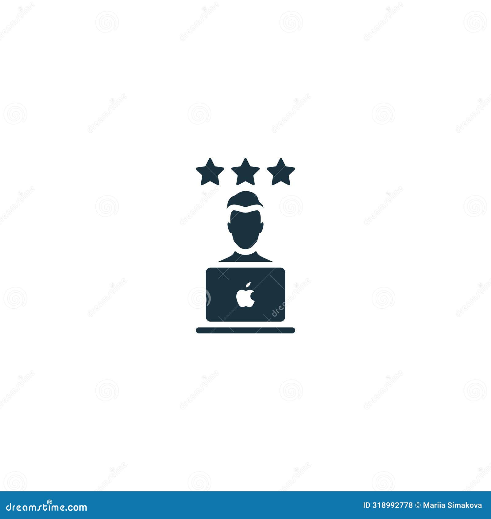 User Experience Icon. Monochrome Simple User Behavior Icon for ...