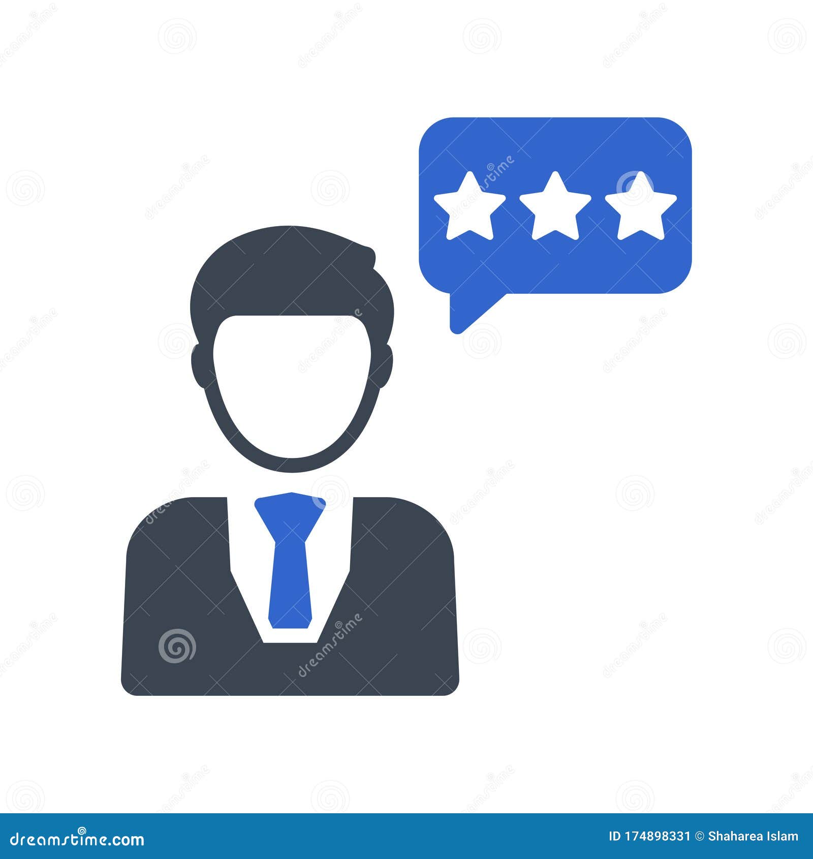 User Feedback Icon stock vector. Illustration of simple - 174898331