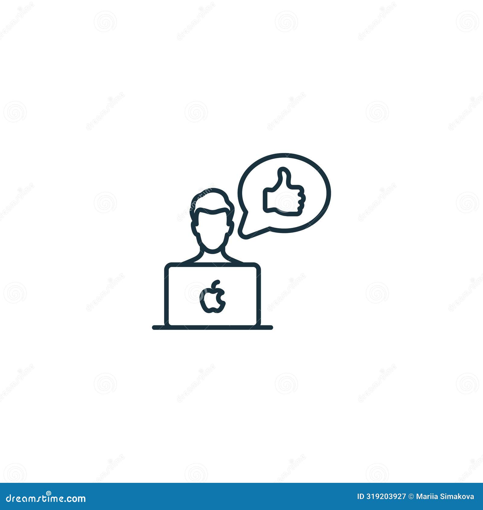 User Feedback Icon. Monochrome Simple User Behavior Icon for Templates ...