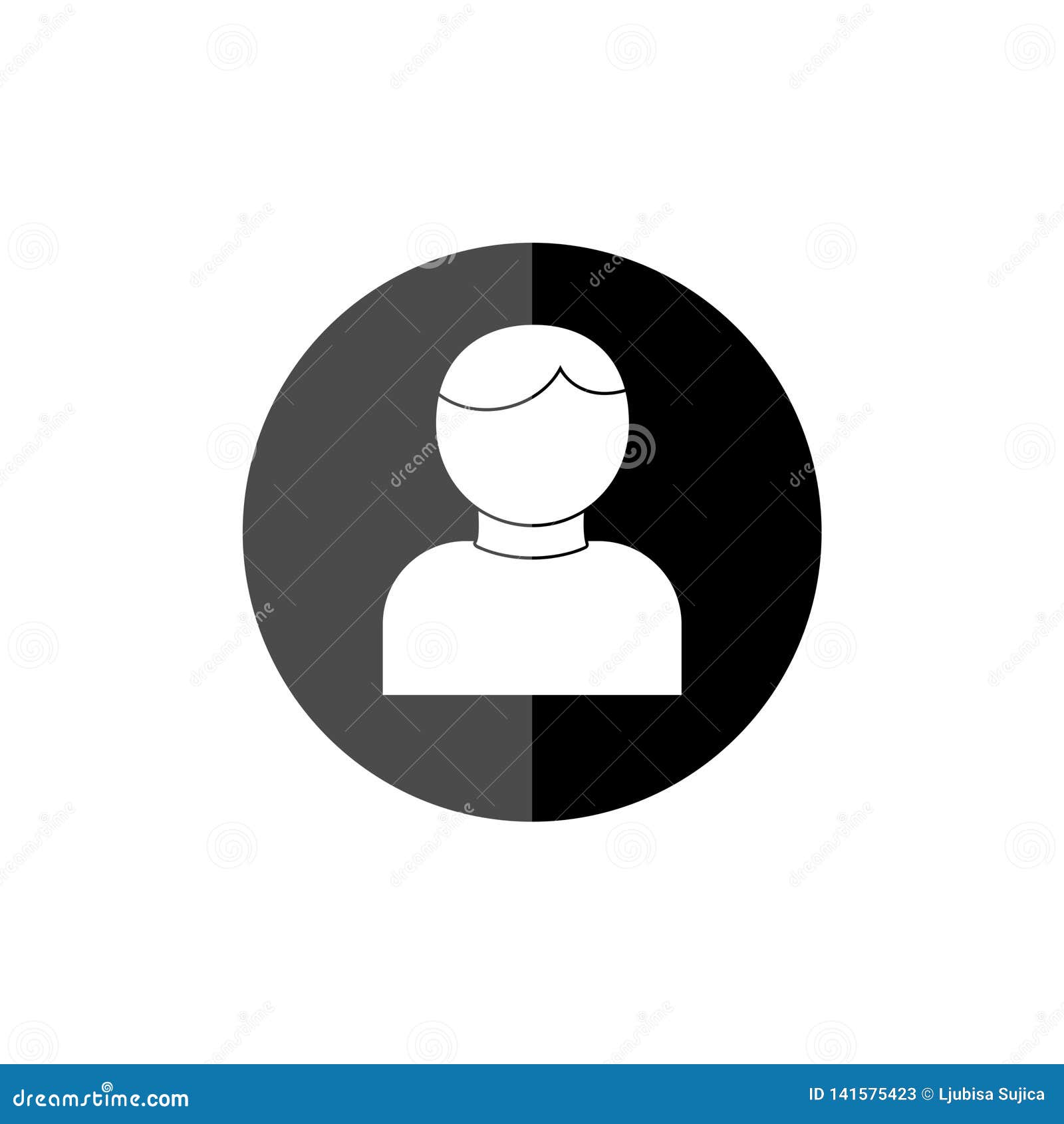 User Figure Social Community, Simple User Icon Stock Vector ...
