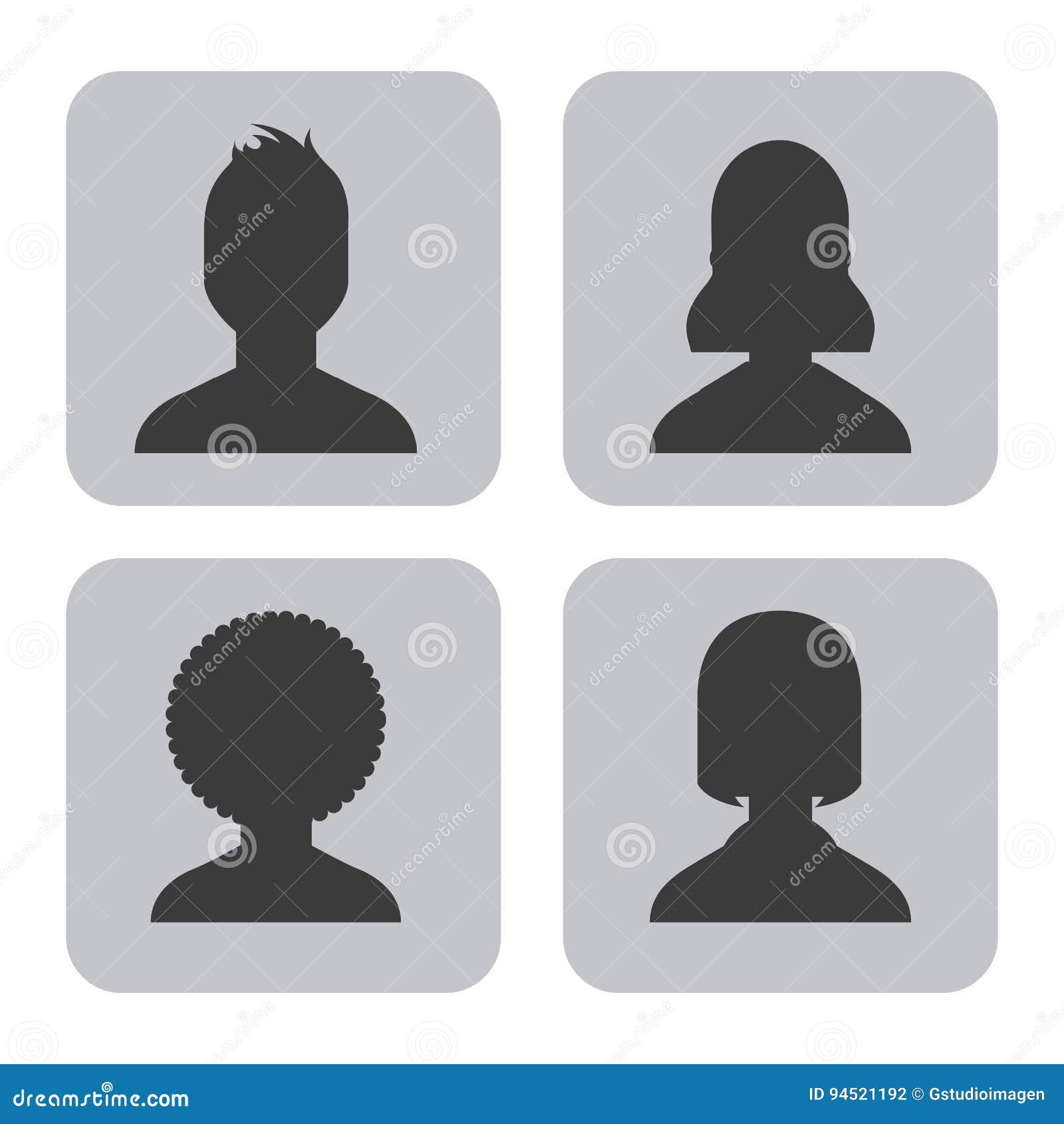 User Figure Social Community Stock Vector - Illustration of couple ...