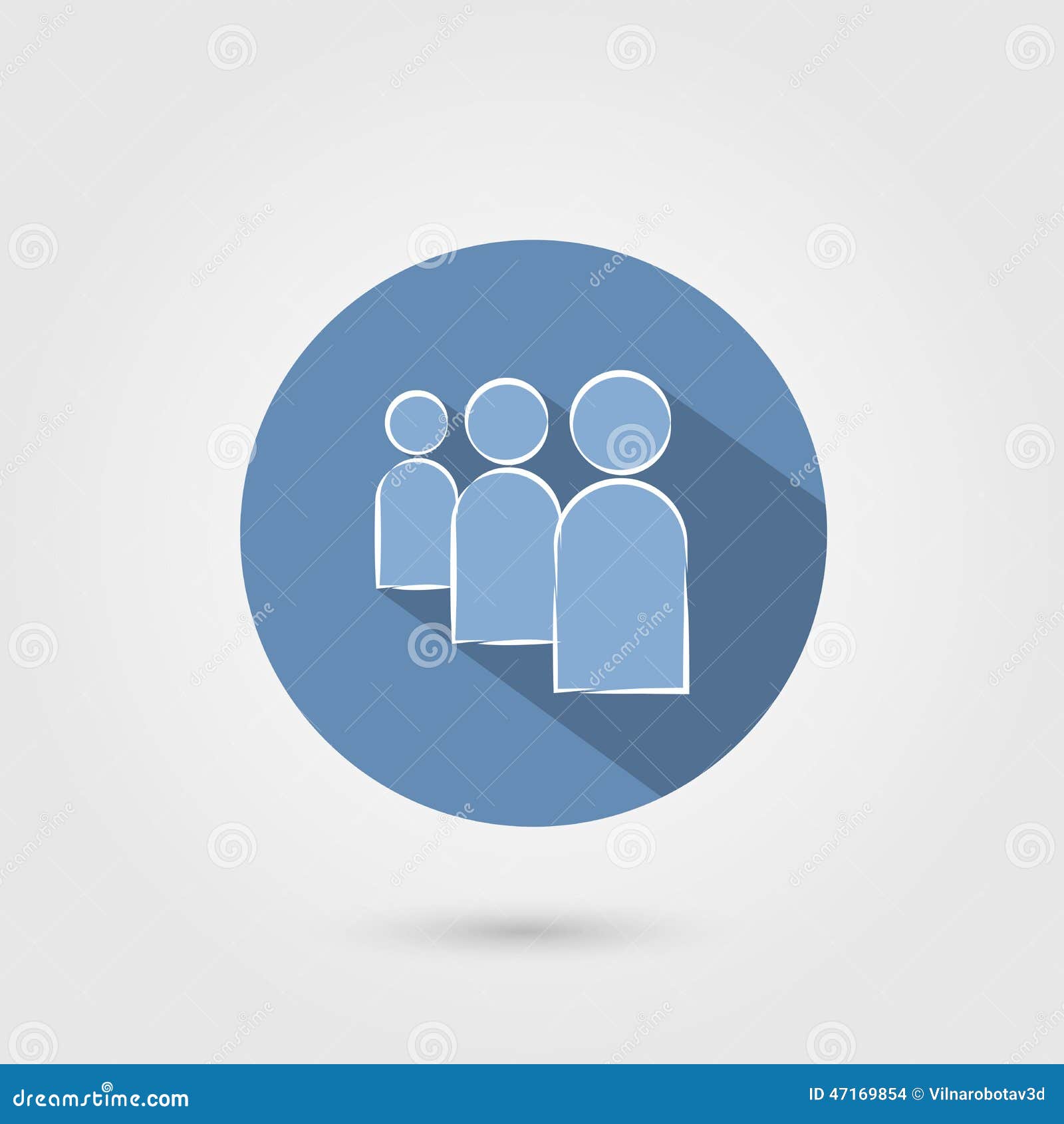 User flat icon stock illustration. Illustration of phone - 47169854