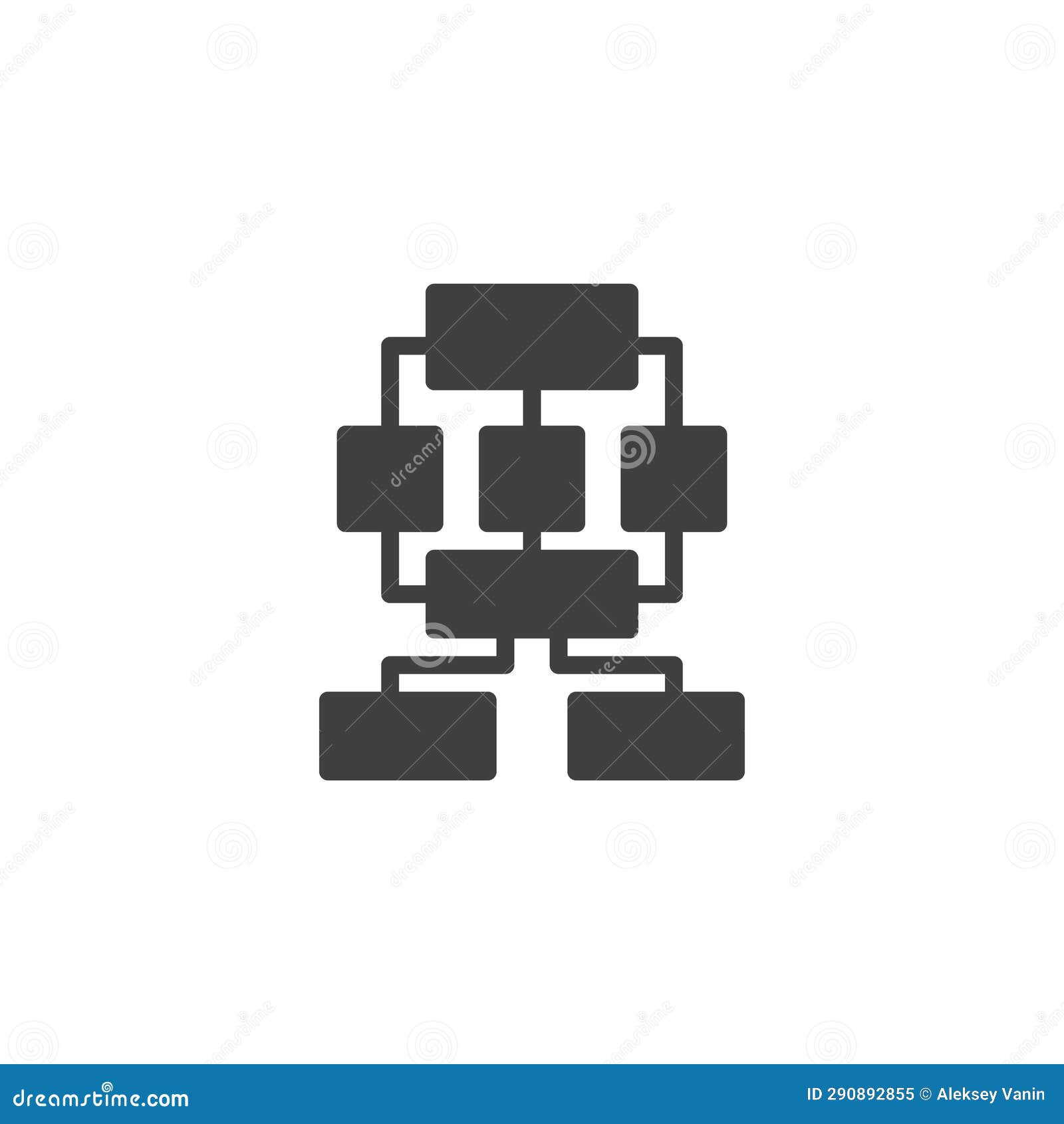 User flow vector icon stock illustration. Illustration of infographic ...