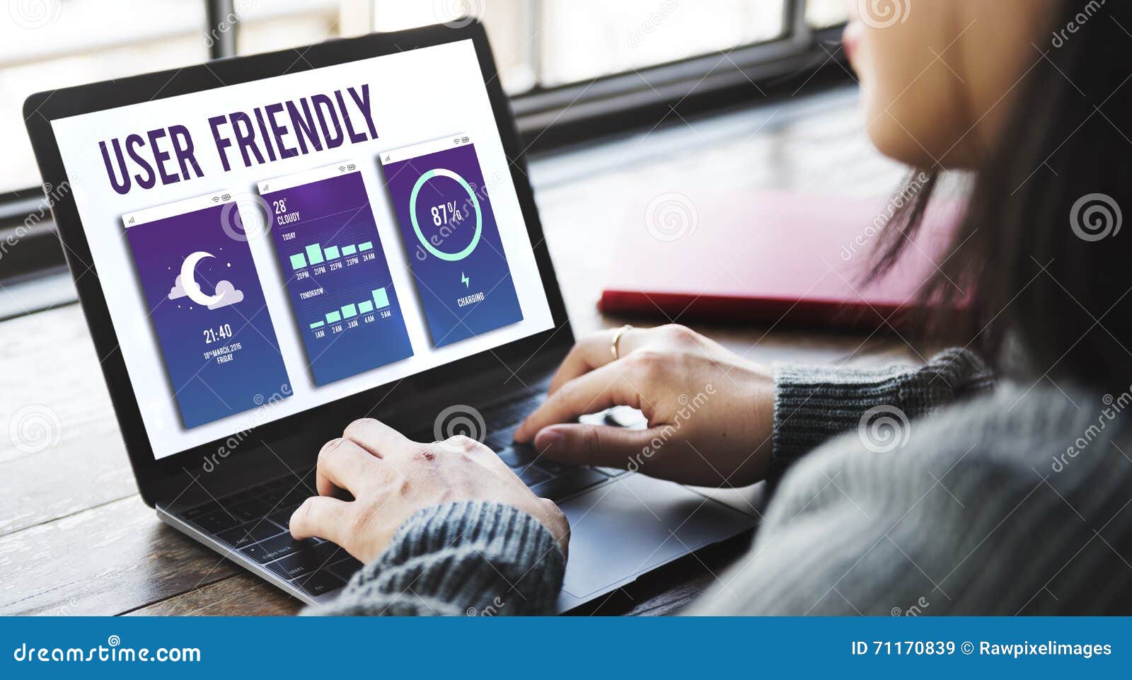 User Friendly Mobile Interface Apps Concept Stock Image - Image of ...