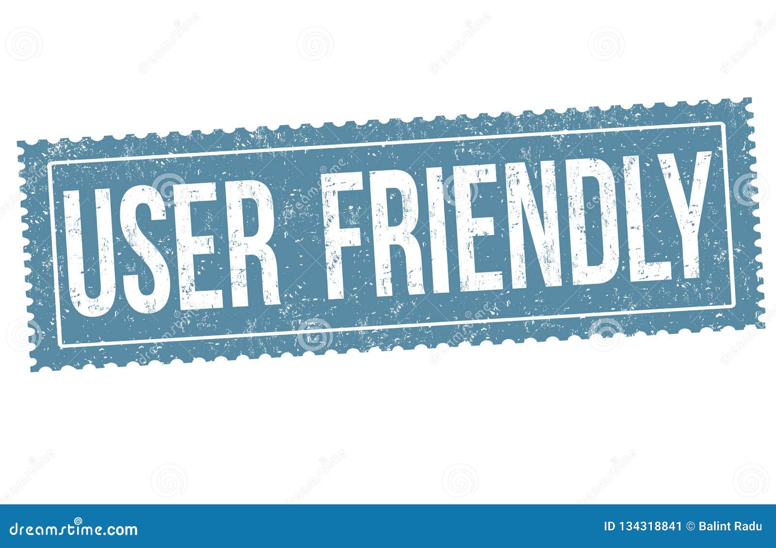 User Friendly Sign or Stamp Stock Vector - Illustration of icon ...