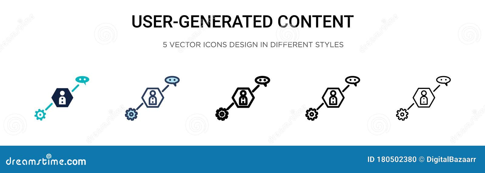 User-generated Content Icon in Filled, Thin Line, Outline and Stroke ...
