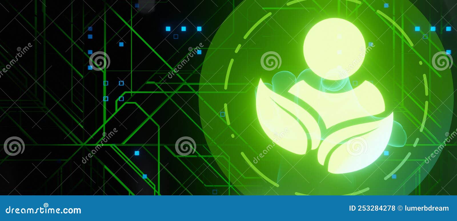 Call Technology Abstract Laptop Communication Support Concept 3D Render ...