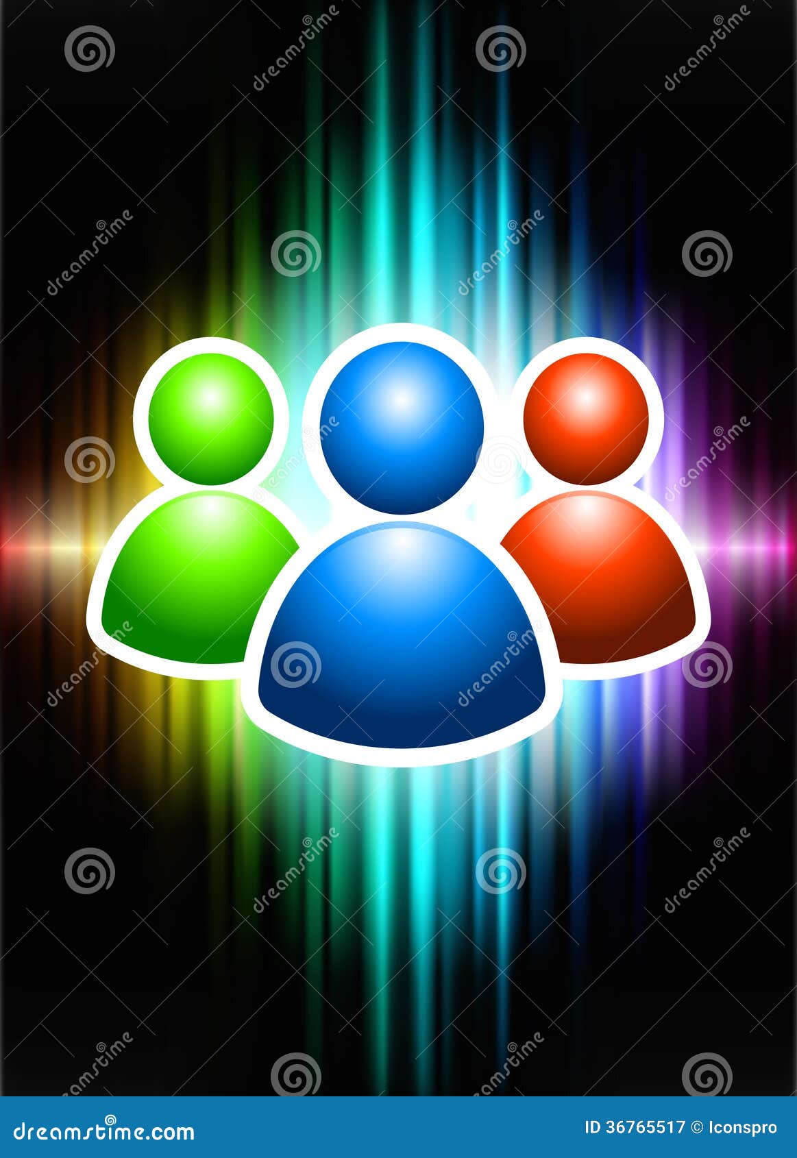 User Group on Abstract Spectrum Background Stock Illustration ...