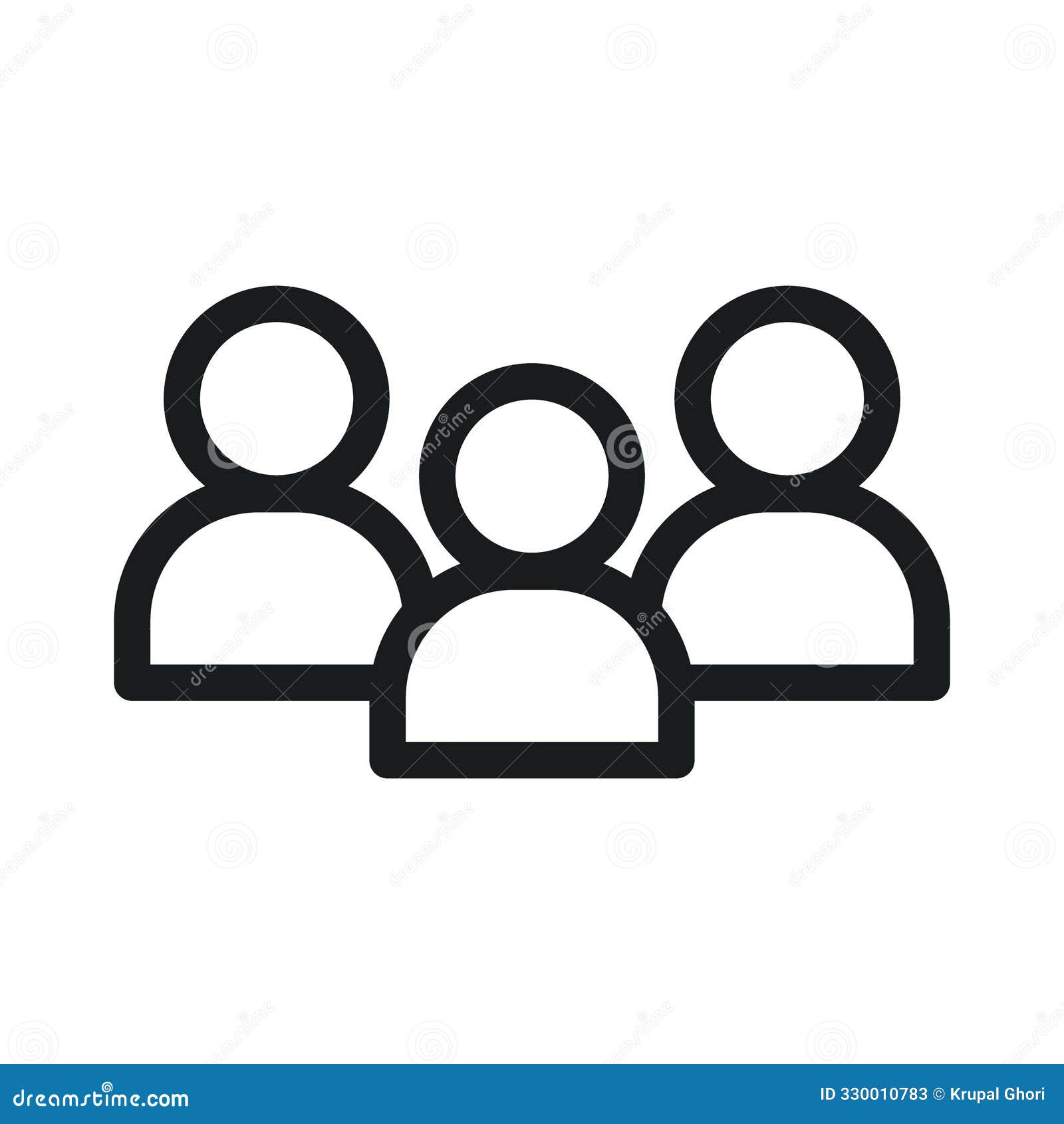 User Group Icon Ideal for Community and Team Collaboration Stock Vector ...