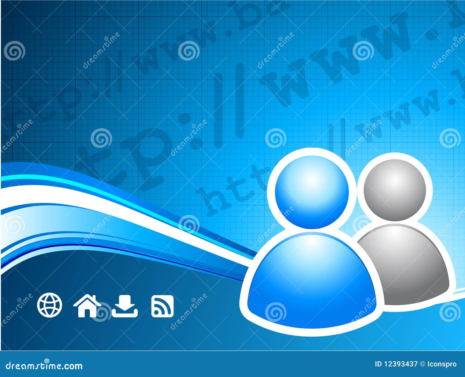 User Group on Internet Background Stock Illustration - Illustration of ...