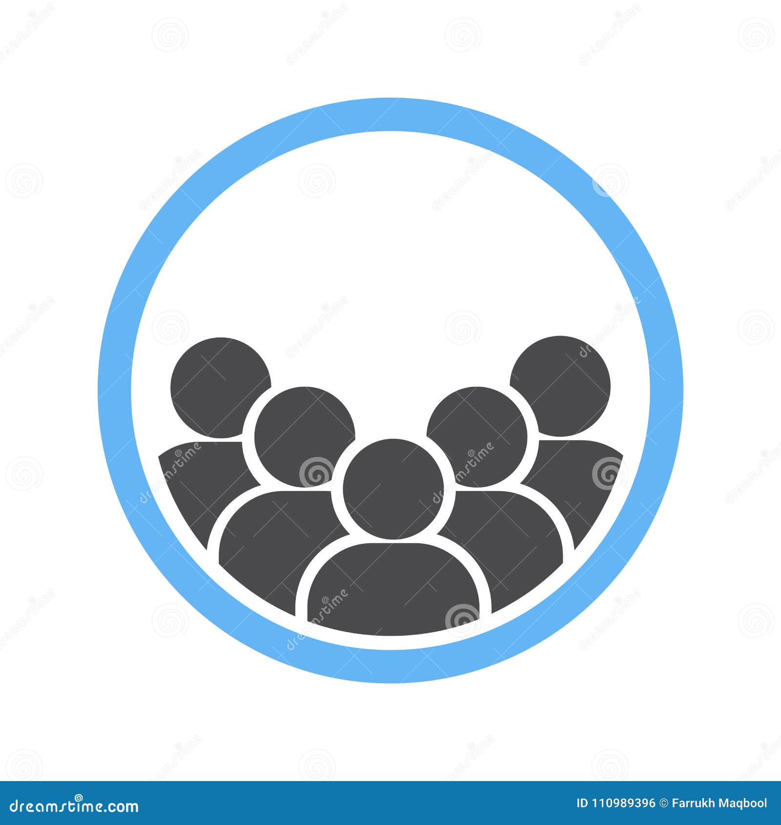 User Groups Icon stock vector. Illustration of customers - 110989396
