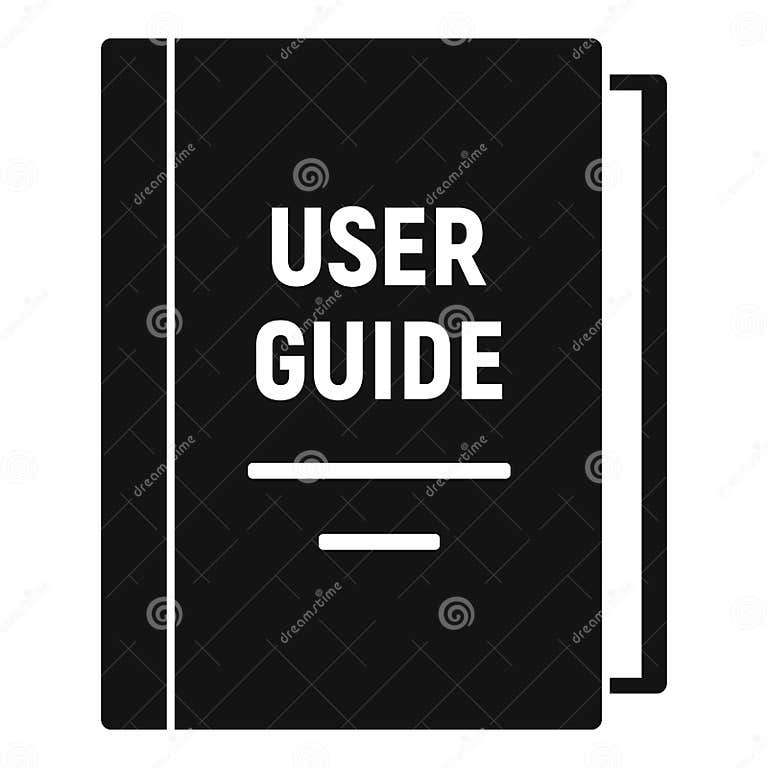 User Guide Icon, Simple Style Stock Vector - Illustration of calling ...